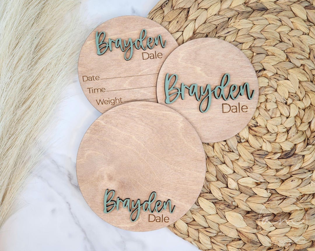 Birth Stats Sign, Baby Name Sign, Birth Announcement Sign, Baby ...