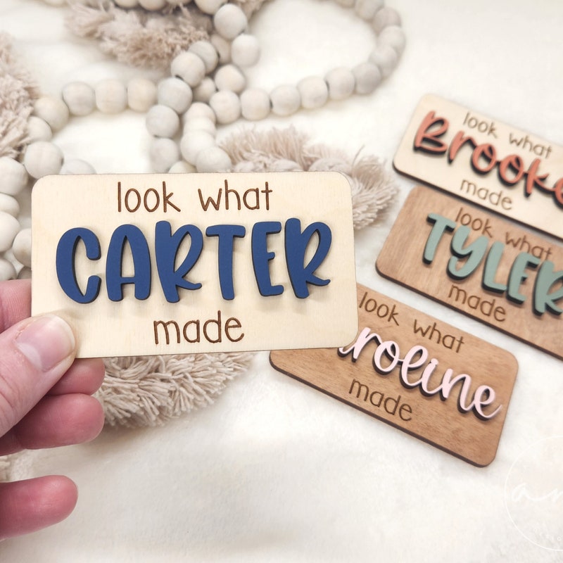 Look What I Made Sign - Etsy