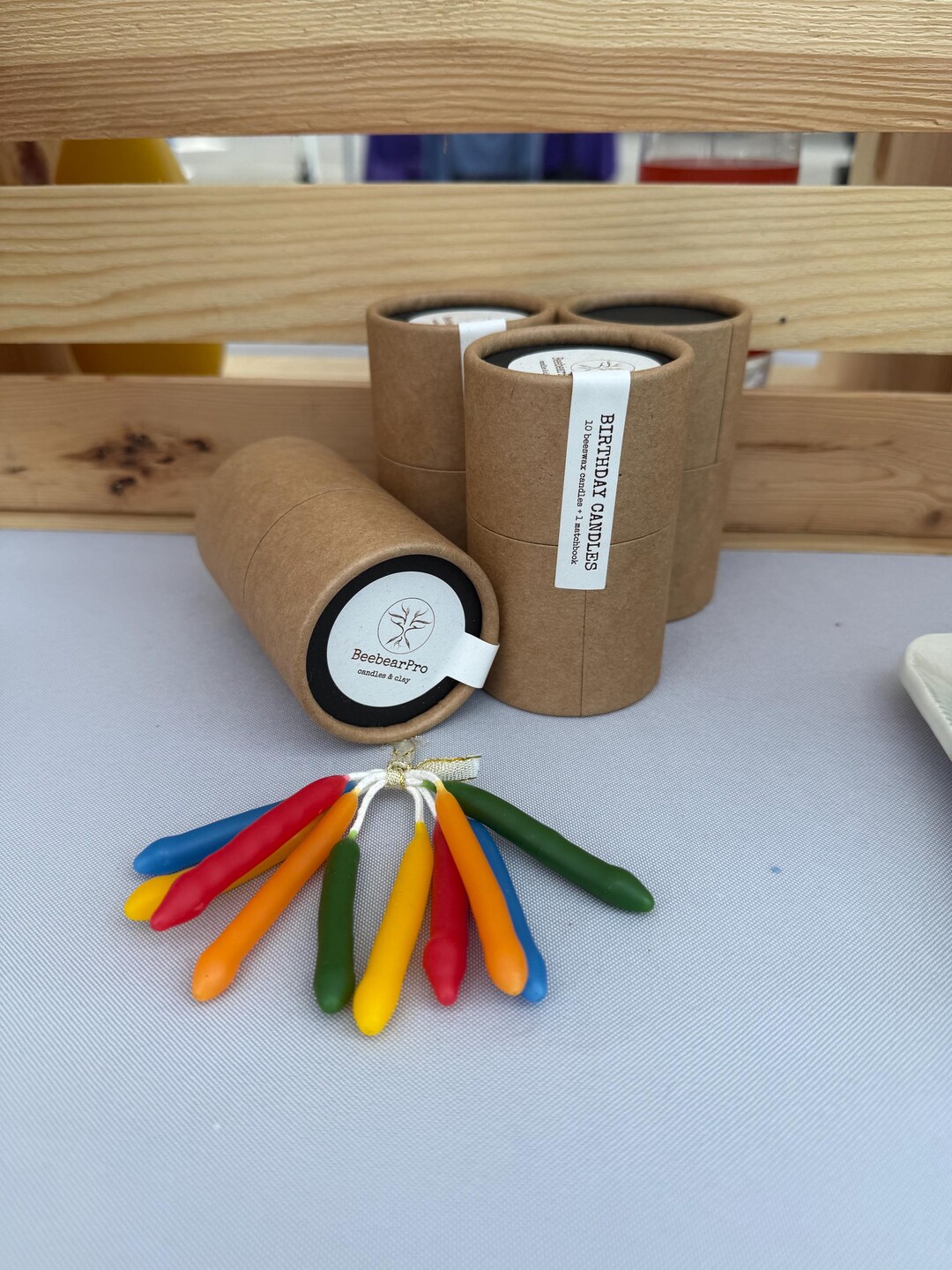Beeswax Birthday Candles, Anneversary Candles, Celebration Candles ...