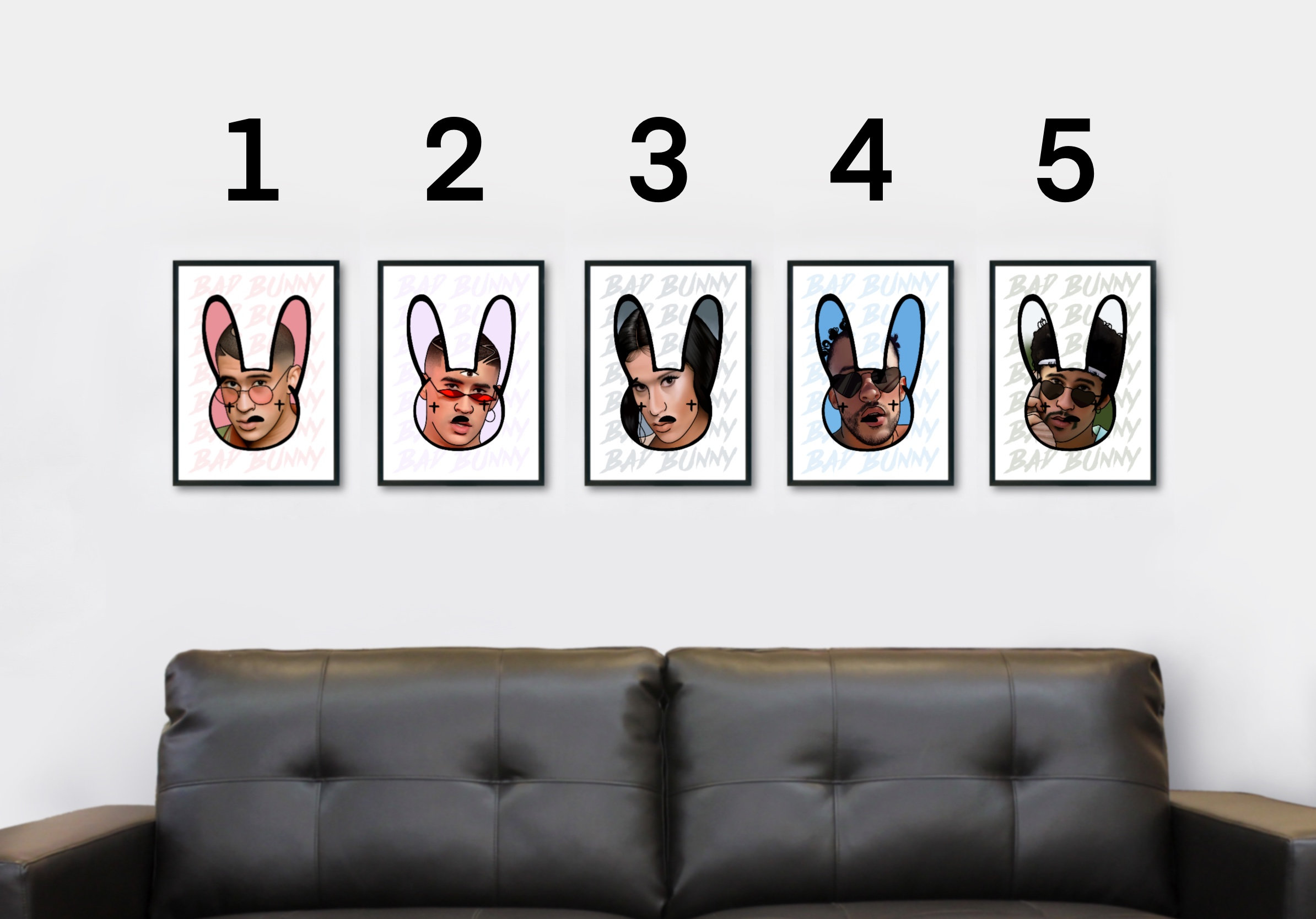 Bad Bunny Art Prints / Album Art Poster Print / Pictures, Artwork ...