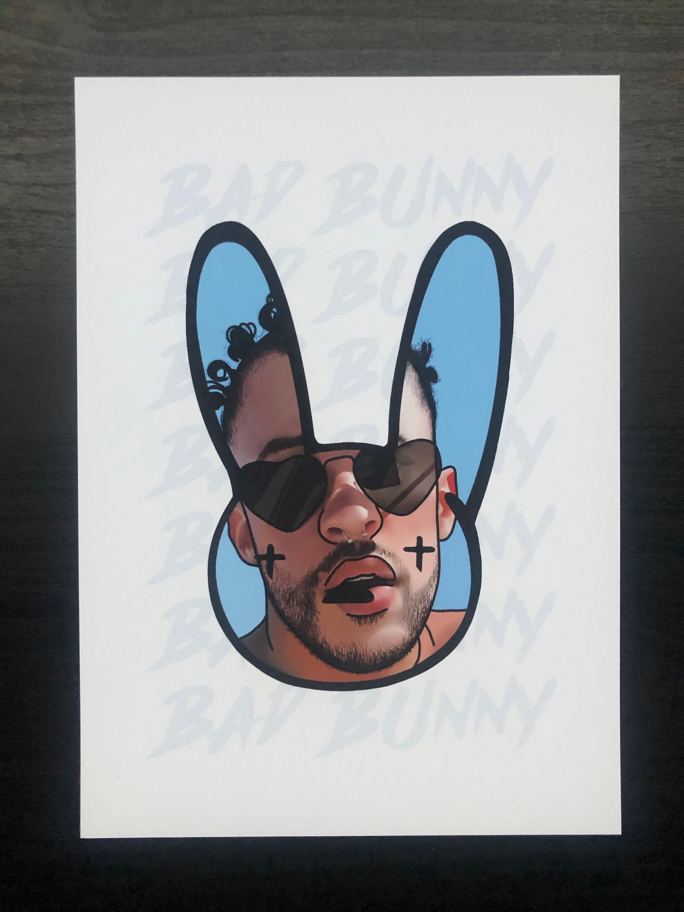 Bad Bunny Art Prints / Album Art Poster Print / Pictures, Artwork ...