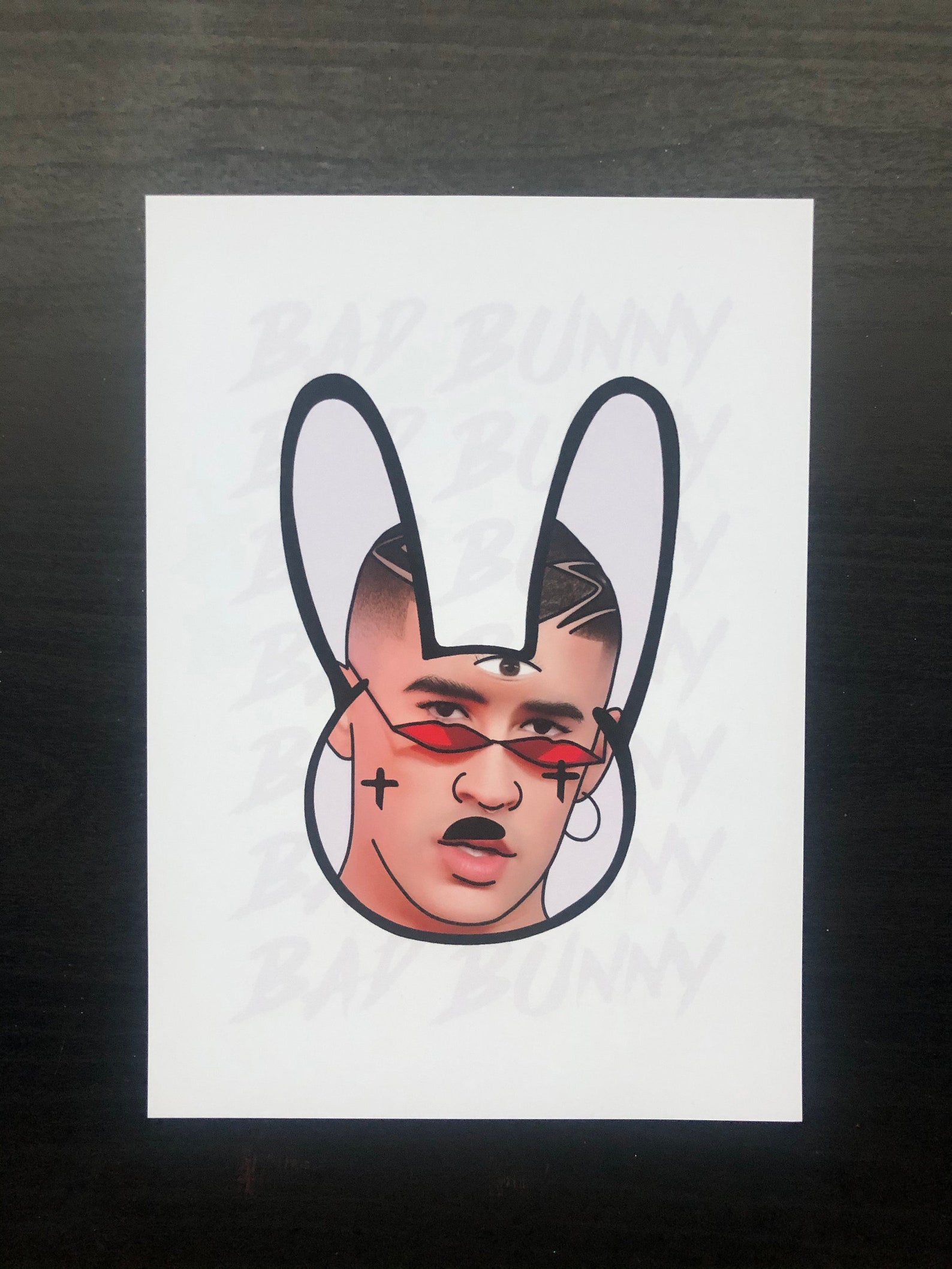 Bad Bunny Art Prints / Album Art Poster Print / Pictures, Artwork ...