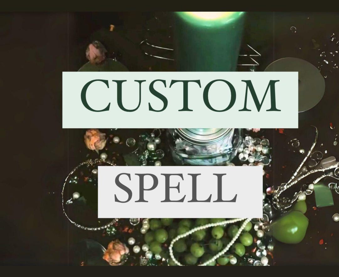 Custom Spell Casting Ritual - Create Spell - Etsy