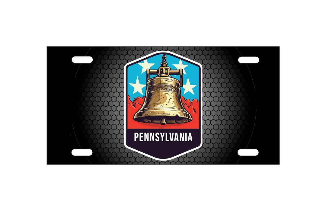 Personalized Pennsylvania License Plate Add Your Text Custom Made Full ...