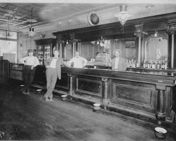 Old West Cowboy Saloon 1887 8 X10 Photo - Etsy