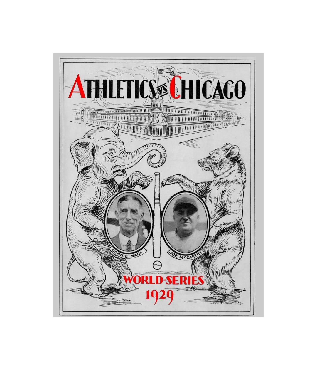 ST Louis CARDINALS 1929 World Series Poster Baseball Card Sccorecards ...