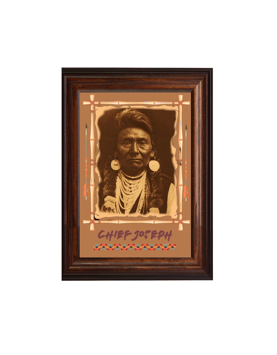 Chief Joseph Nez Perce Warrior Native American Indian Art 20 X 30 ...