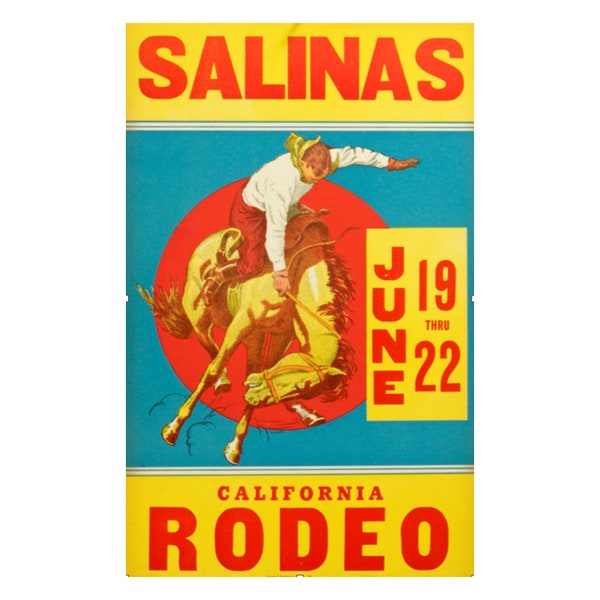 Salinas Rodeo Poster - Etsy
