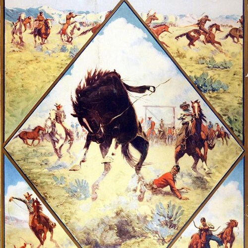 Sheridan Wyoming Rodeo Vintage Poster 12 X18 Inches - Etsy