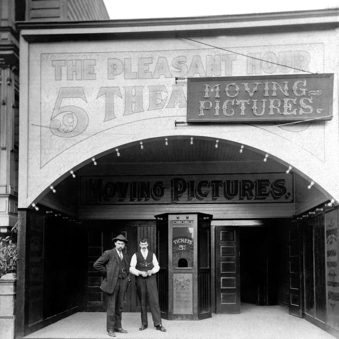 Theaters 5 Cent for Movies Early 1900s Vintage Photo Collection ...