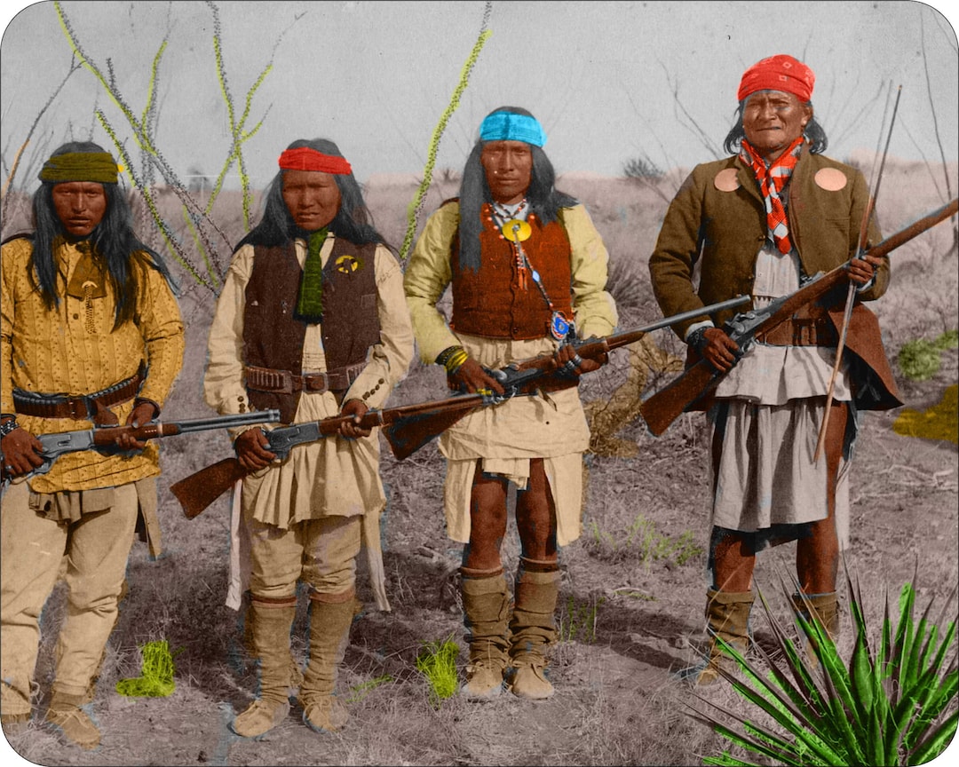 Native American Indain Geronimo Apache Chief Mouse Pad Photo Mousepads ...