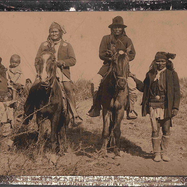 Geronimo on Horse - Etsy