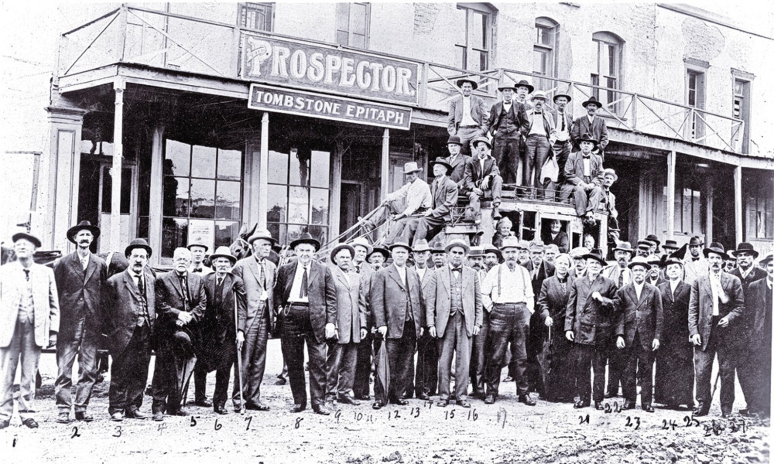 8 X 10 2 Prospectors 1881 Tombstone Az Photo or Sign Old West Cowboys ...