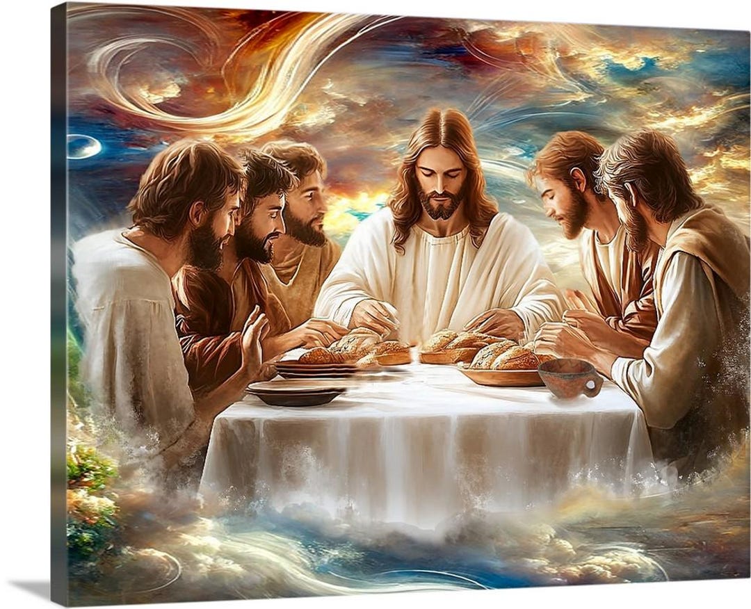 Last Supper Canvas Art - Religious Wall Decor, Spiritual Home ...