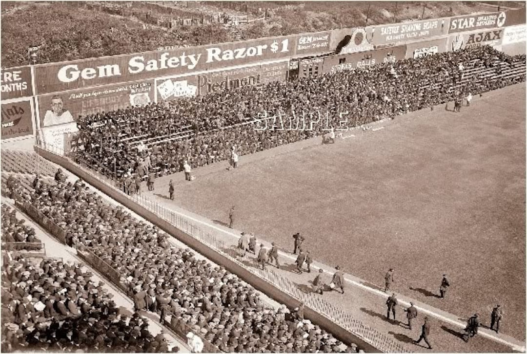 Vintage Old Ebetts Field Baseball Stadium a Very Rare Photograph ...