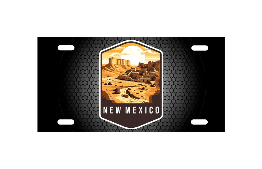 Personalized New Mexico License Plate Add Your Text Custom Made Full ...