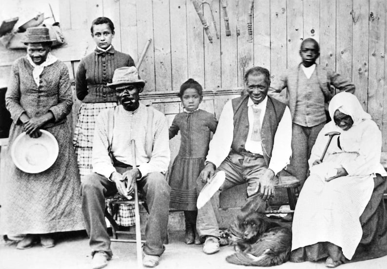 Post Civil War Family Were Slaves Photo 8 X10 Photo African American ...