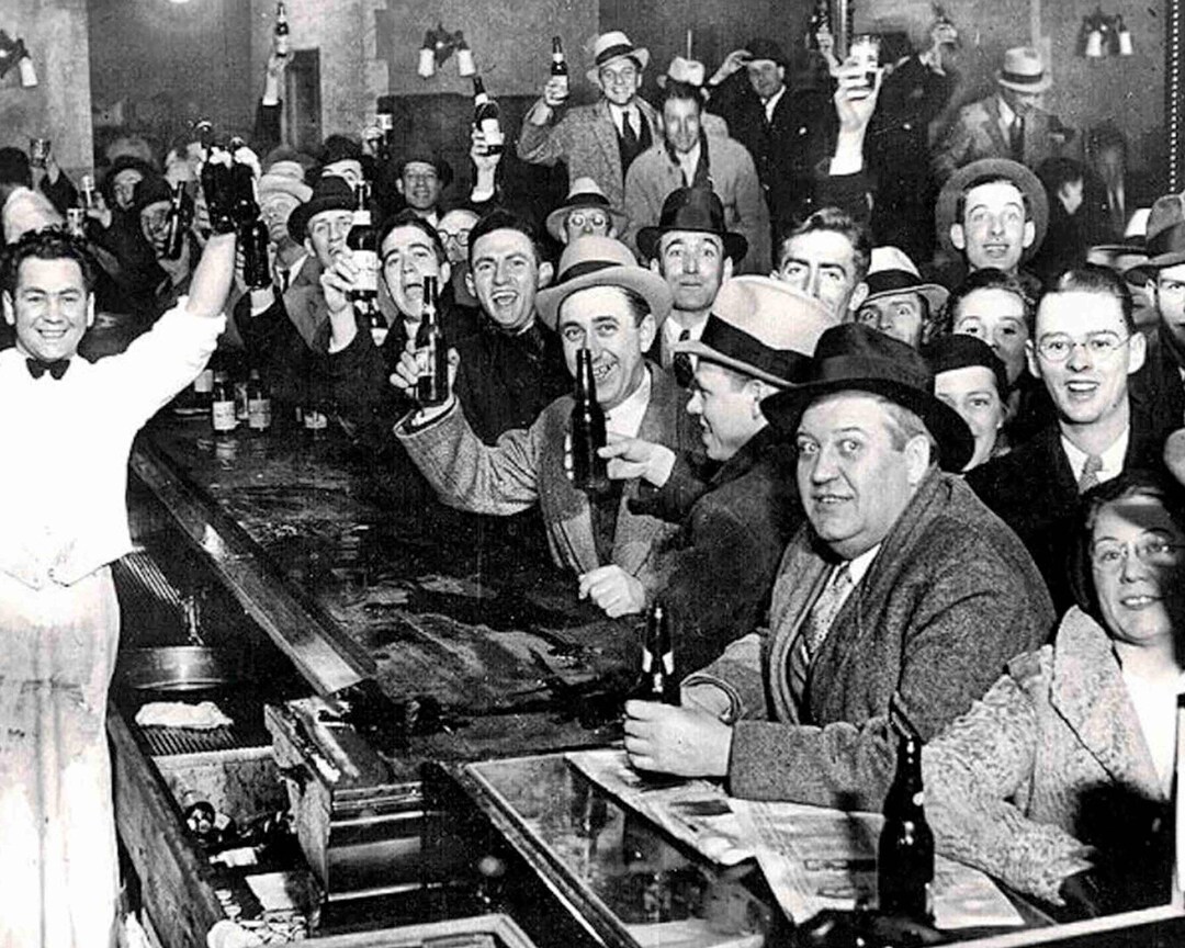 16 X 20 Poster Prohibition Ends the 18th Amendment is Over Happy Days ...