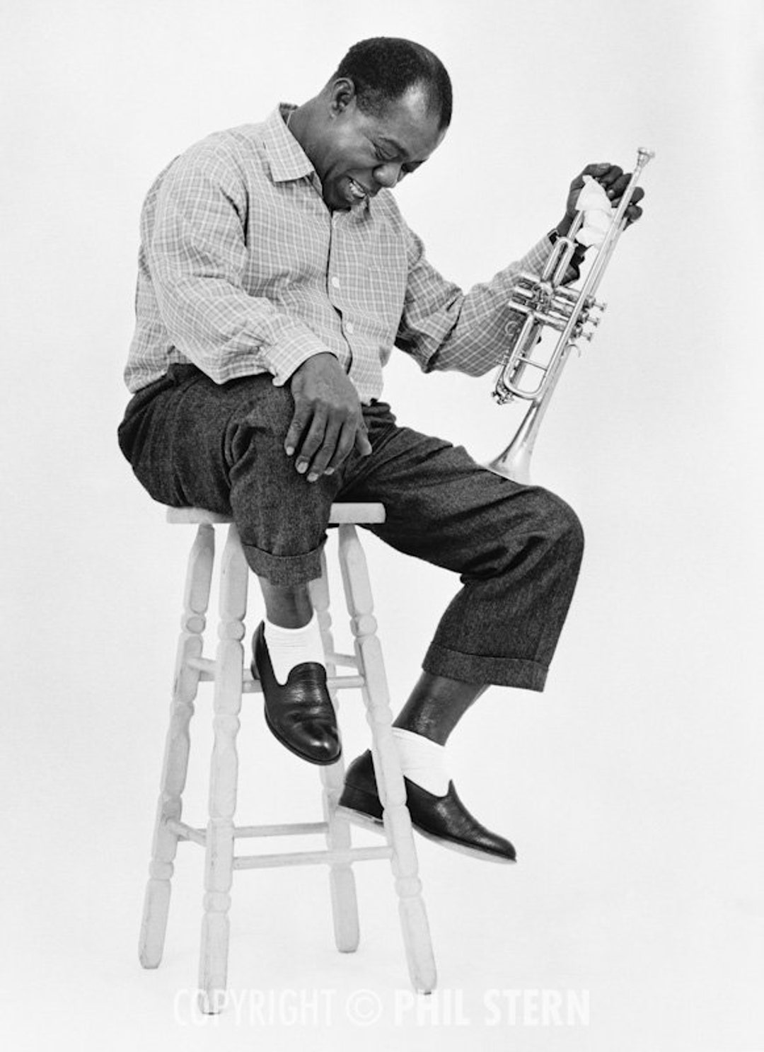 Histoical Photo Artlouis Louis Armstrong Satchmo 8 X10 Photo African ...