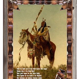 The Native American Indian 10 Ten Commandments Poster 20 X 30 - Etsy