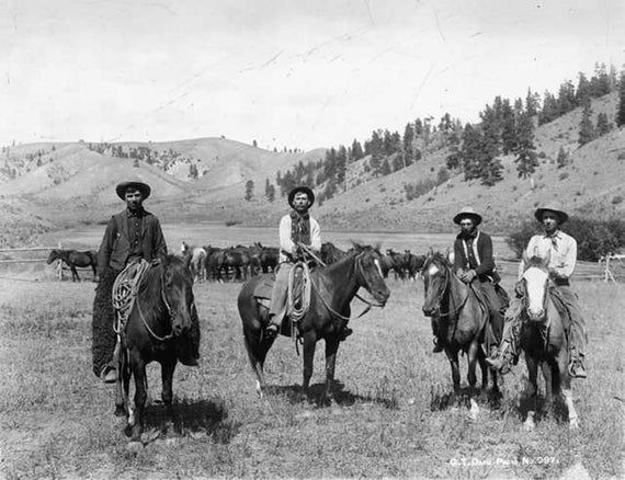 Cowboy Old West Cattle Drive 1880 8 X 10 Photo | Etsy