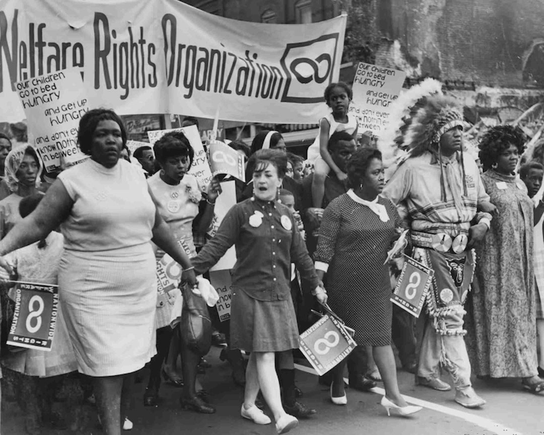 Civil Rights Protestors Women March African American 8 X10 Vintage Old ...