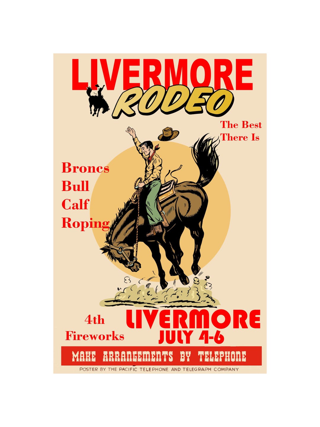 Livermore Rodeo 12 X 18 Metal Tin Sign Vintage Retro Signs of the Past ...