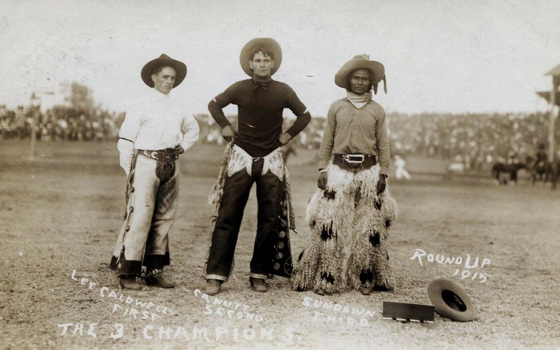 Bronco Cowboy Winners 1915 Pendleton Rodeo Roundup 8 X10 Photo Old West ...