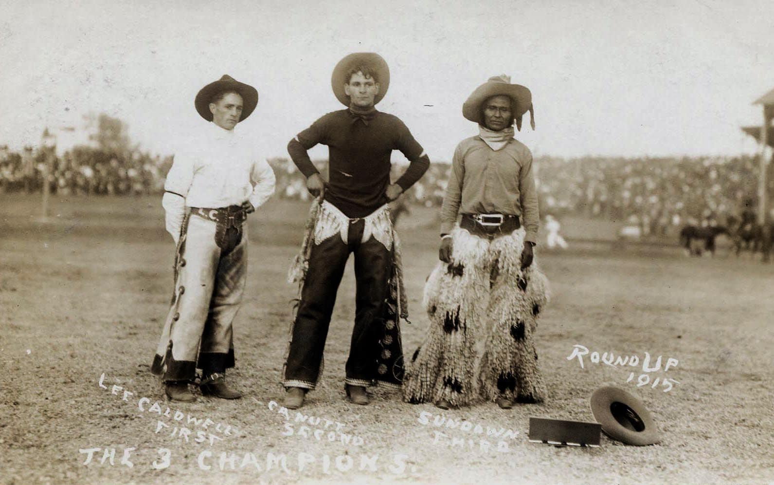 Bronco Cowboy Winners 1915 Pendleton Rodeo Roundup 8 X10 Photo Old West ...