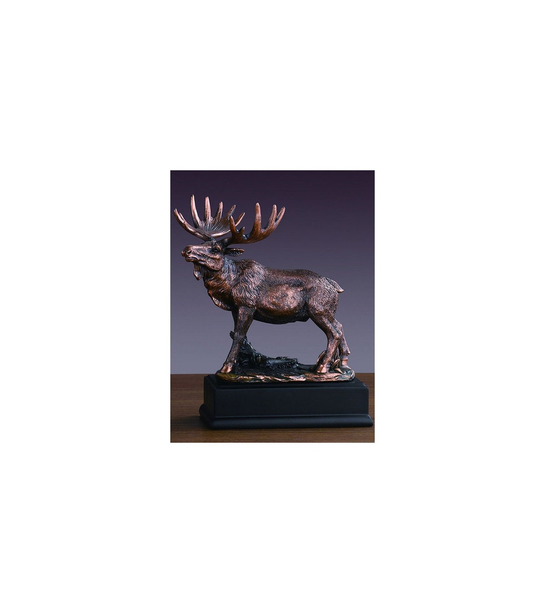 Montana Moose Great Detail Brass Sculpture Bronze Sculpture - Etsy