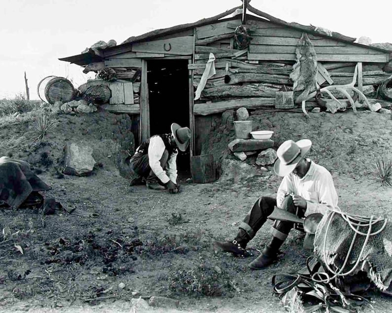 Old West Cowboys Working on a Ranch 1890 8 X10 Photo - Etsy