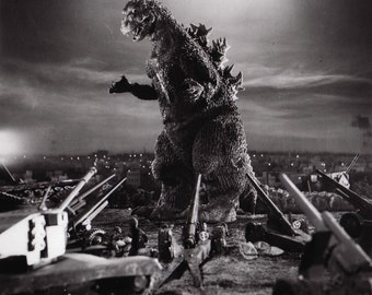 Godzilla Eating a Train Photo 8 X10 Photo | Etsy