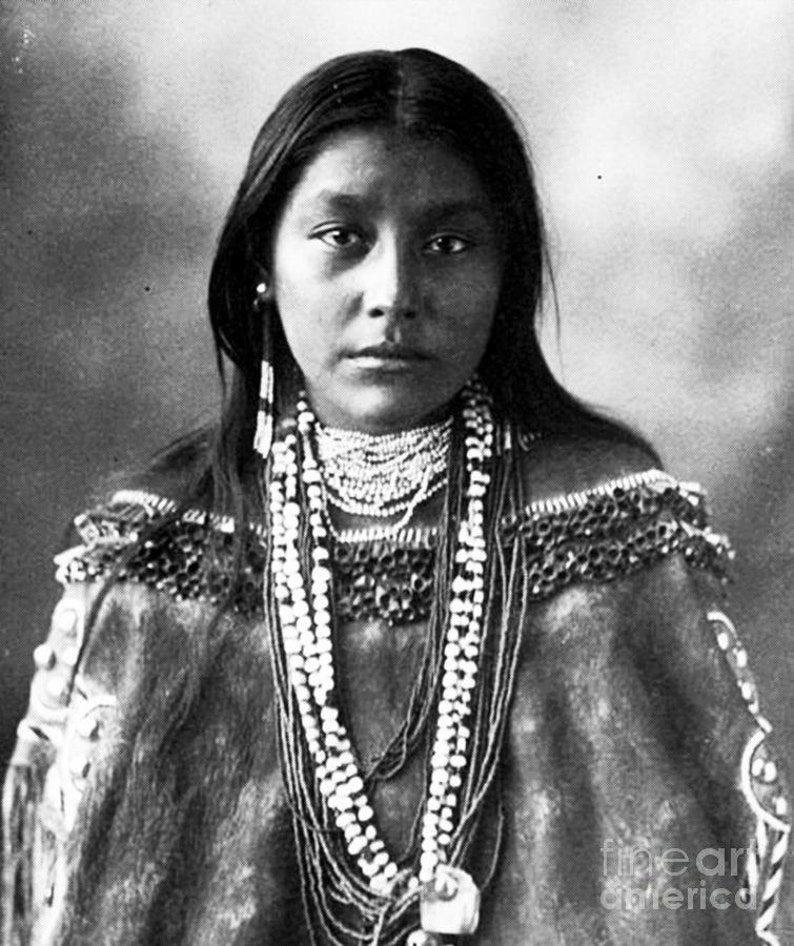 8 X 10 Photo Woman-historical-vintage- UNKNOWN Native American Indian ...