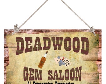 Deadwood Sign - Etsy