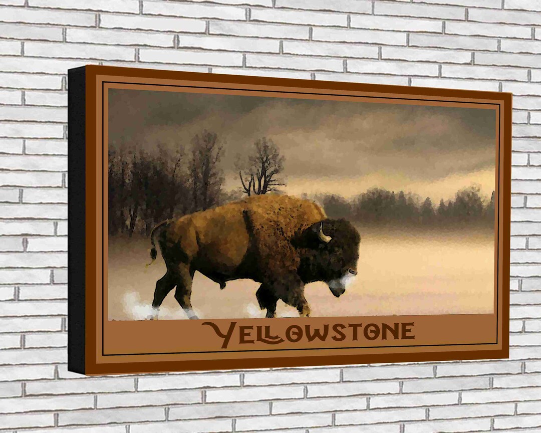 Yellowstone National Park Wilderness Art Prints 12 X 18 Painting ...