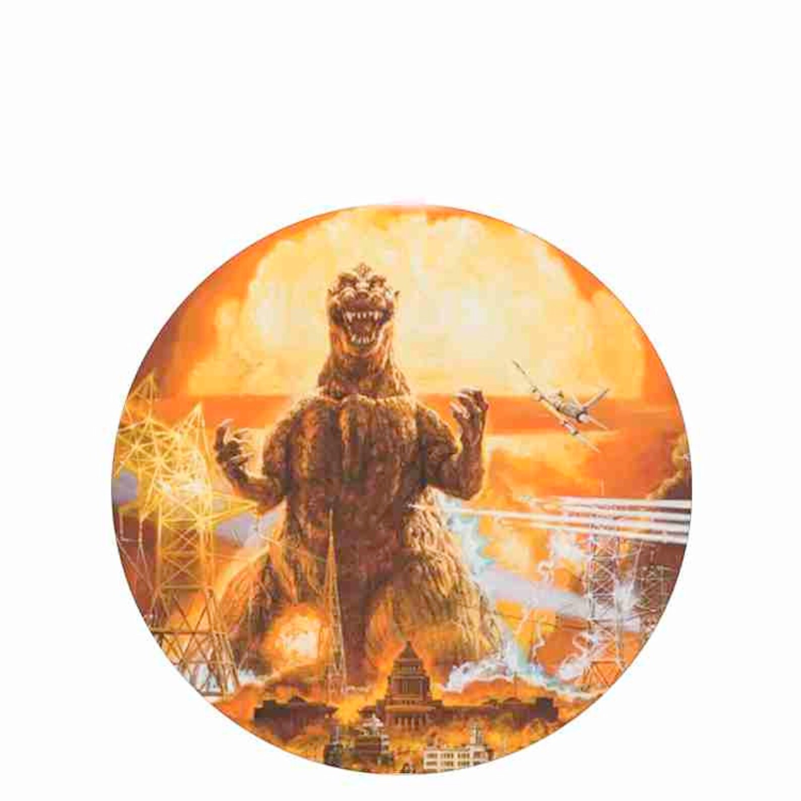 Godzilla 3 Inch Patch Can Be Iron on or Sewn On - Etsy