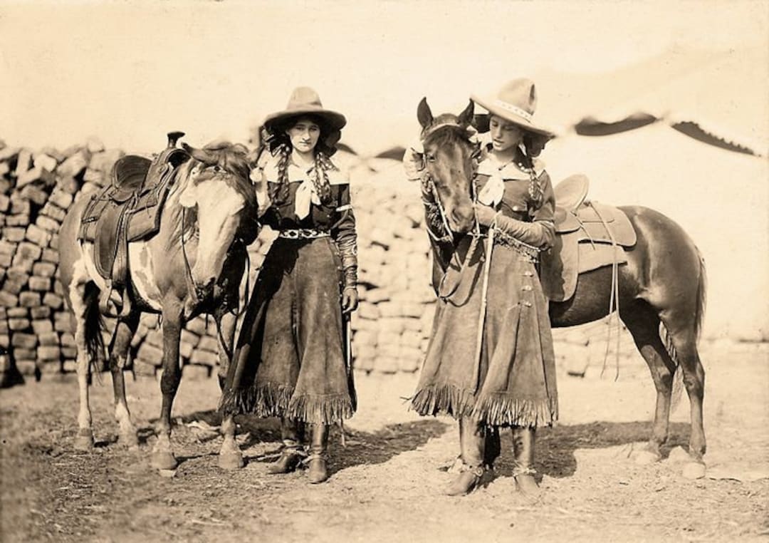 Rodeo COWGIRLS 1920 8 X10 Photo - Etsy