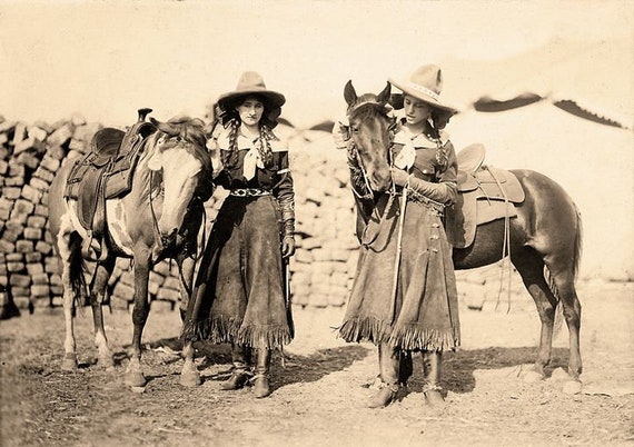 Rodeo COWGIRLS 1920 8 X10 Photo - Etsy Israel