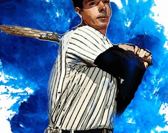 Joe Dimaggio Print - Etsy
