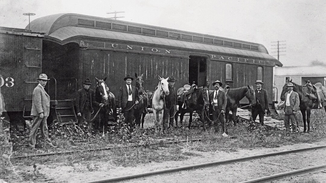 Pinkerton Men After Jesse James Bandit Cowboys of the Old West Era High ...