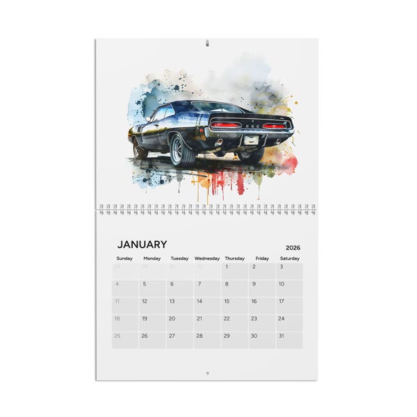 Hot Rod Calendars 2026 - Etsy