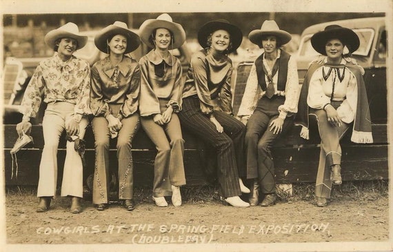 Rodeo COWGIRLS 1930 8 X10 Photo - Etsy