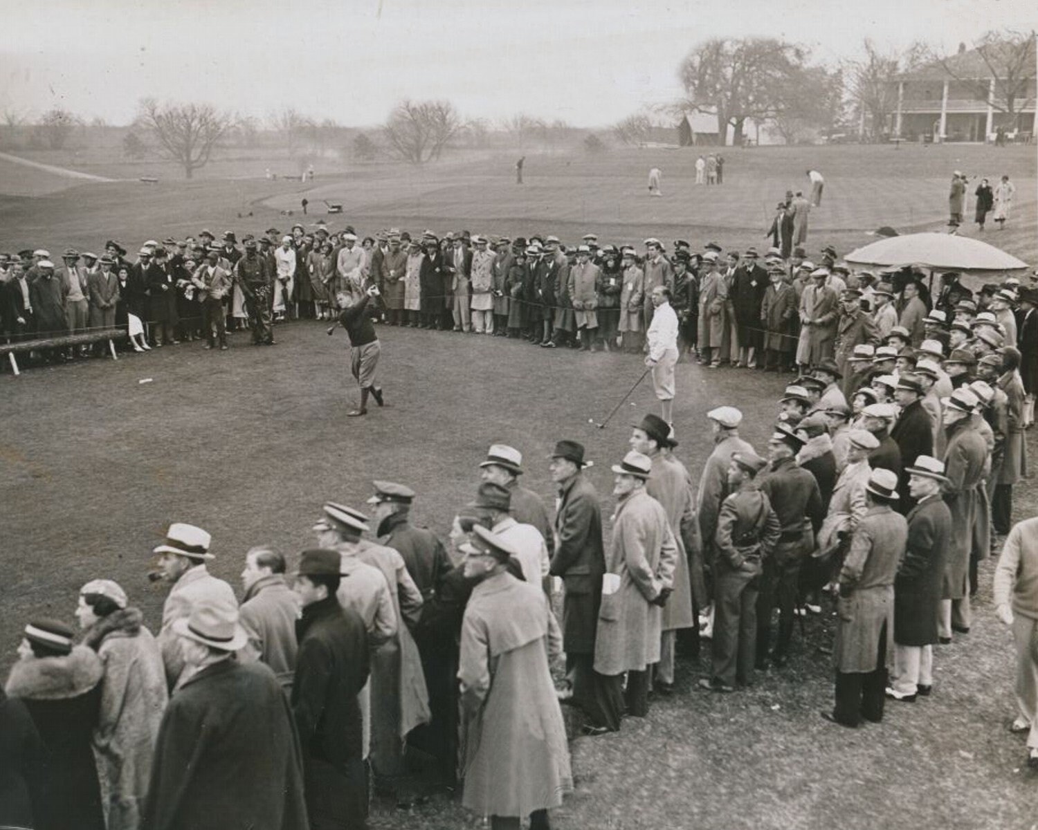 Bobby Jones and Teeing off at the First Masters 1934 at the Masters 8 X ...