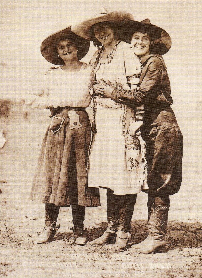 Rodeo COWGIRLS 1920 8 X10 Photo - Etsy