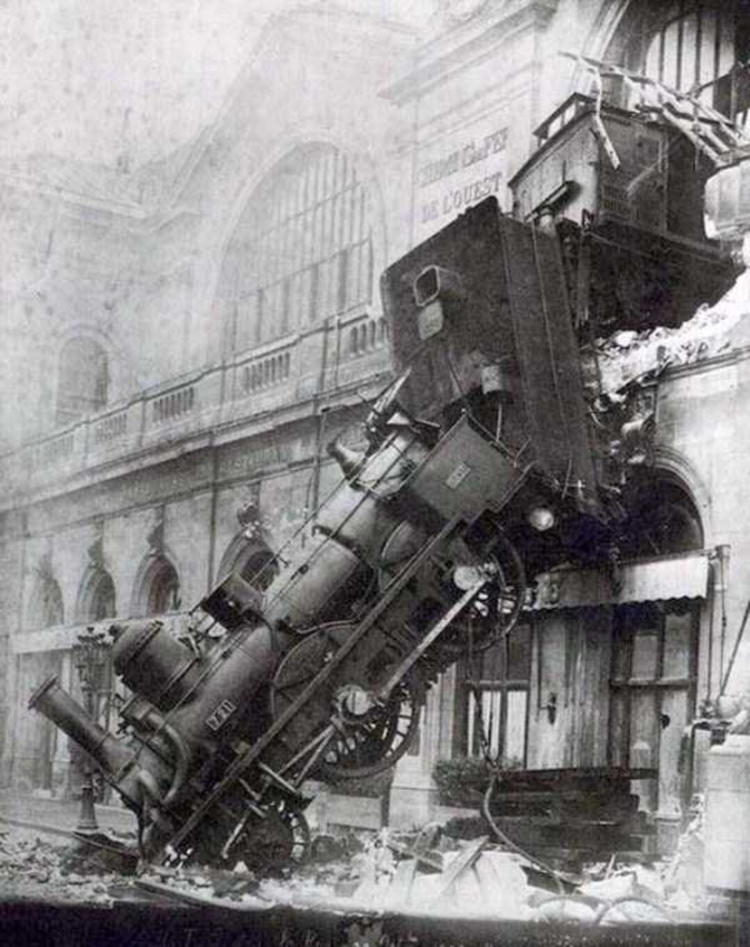 Train Wreck Locomotive Steam Engine 1910 16 X 20 Large Prints Available ...