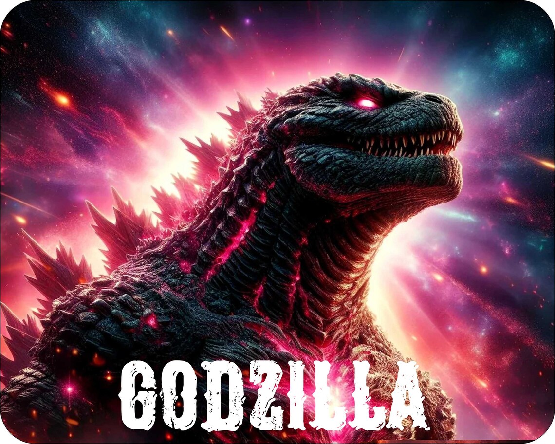 Godzilla Monster AI Drawing Great Dertail and Colors Mouse Pad Photo ...