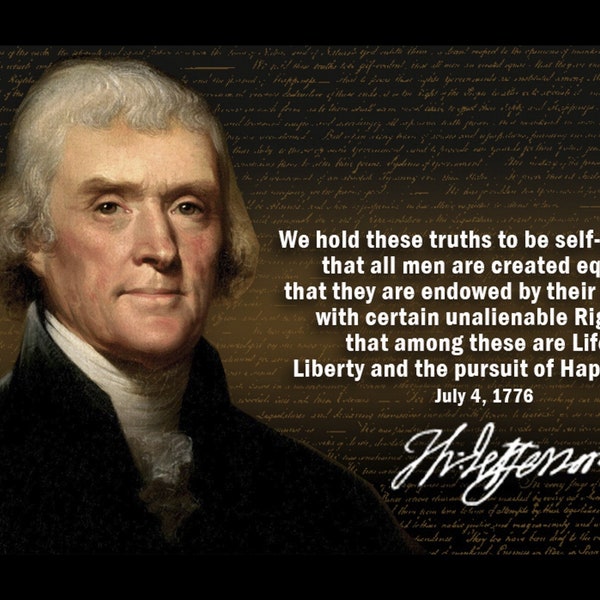 Jefferson Quote - Etsy
