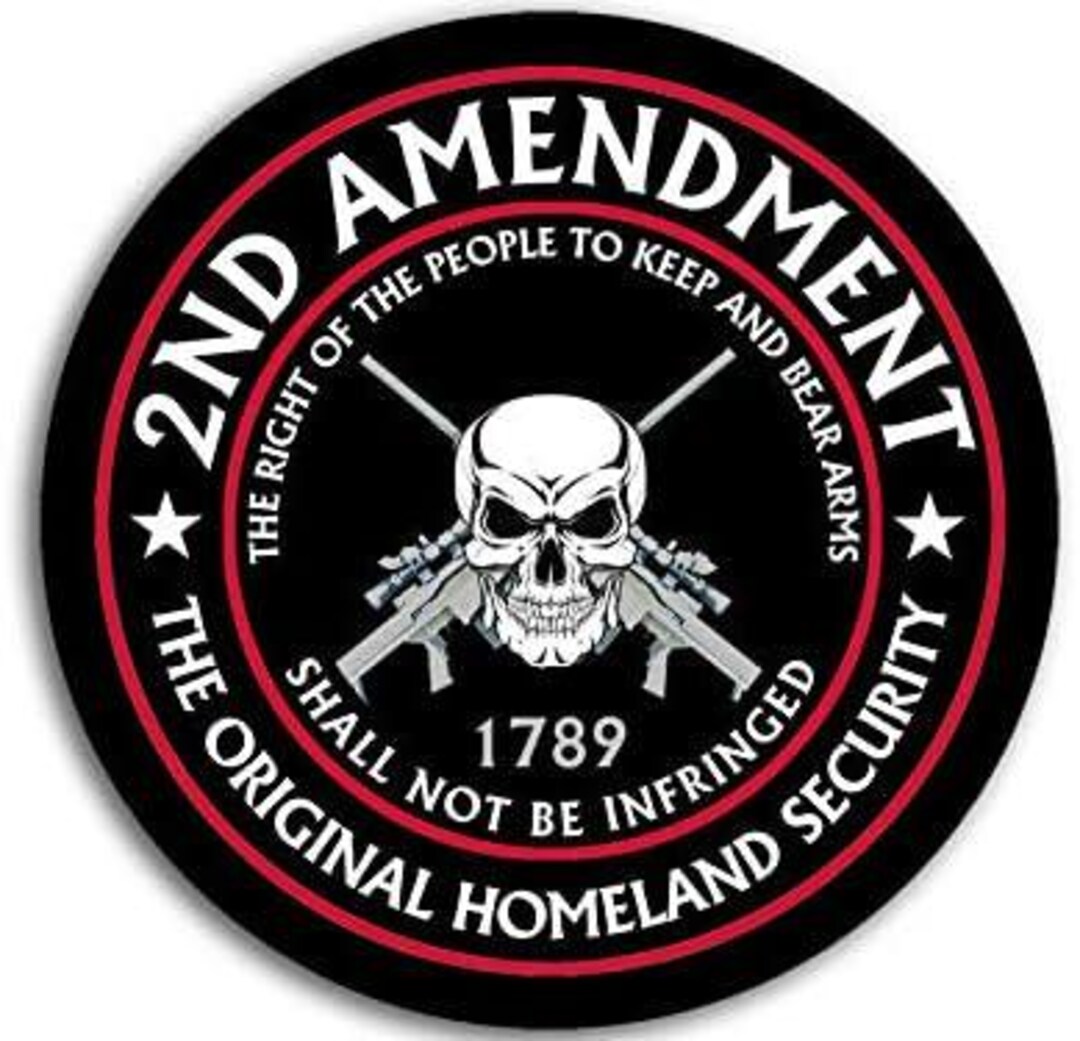 2nd Amendment Since 1776 3 Inch Diameter Iron on Patch or Sew on ...