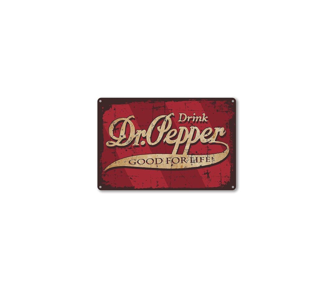 Doctor Pepper 8 X 12 Tin Sign All Metal Vintage Retro Advertising ...