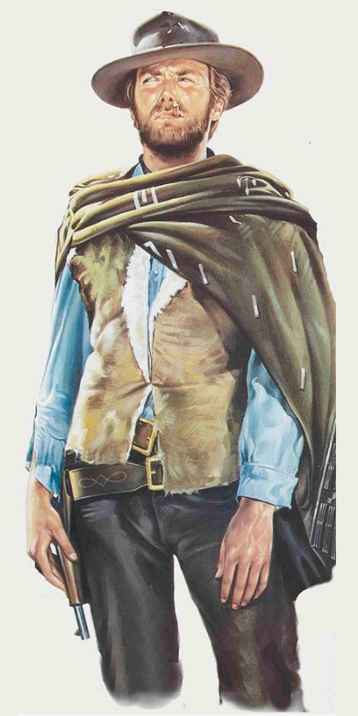 Clint Eastwood Good Bad Ugly Close Up